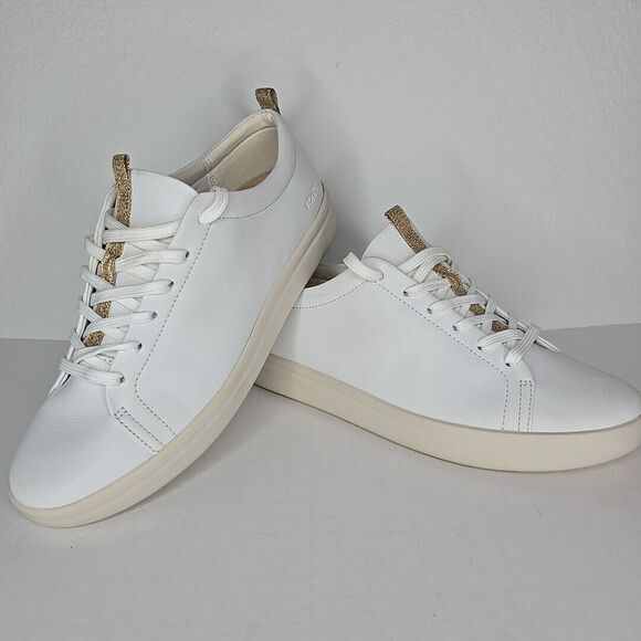 Vionic | Shoes | Vionic Womens White Paisley Leather Walking Sneaker ...